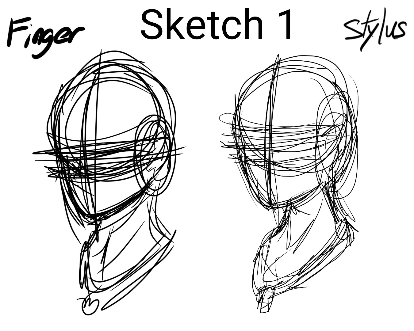how to draw digitally with your finger