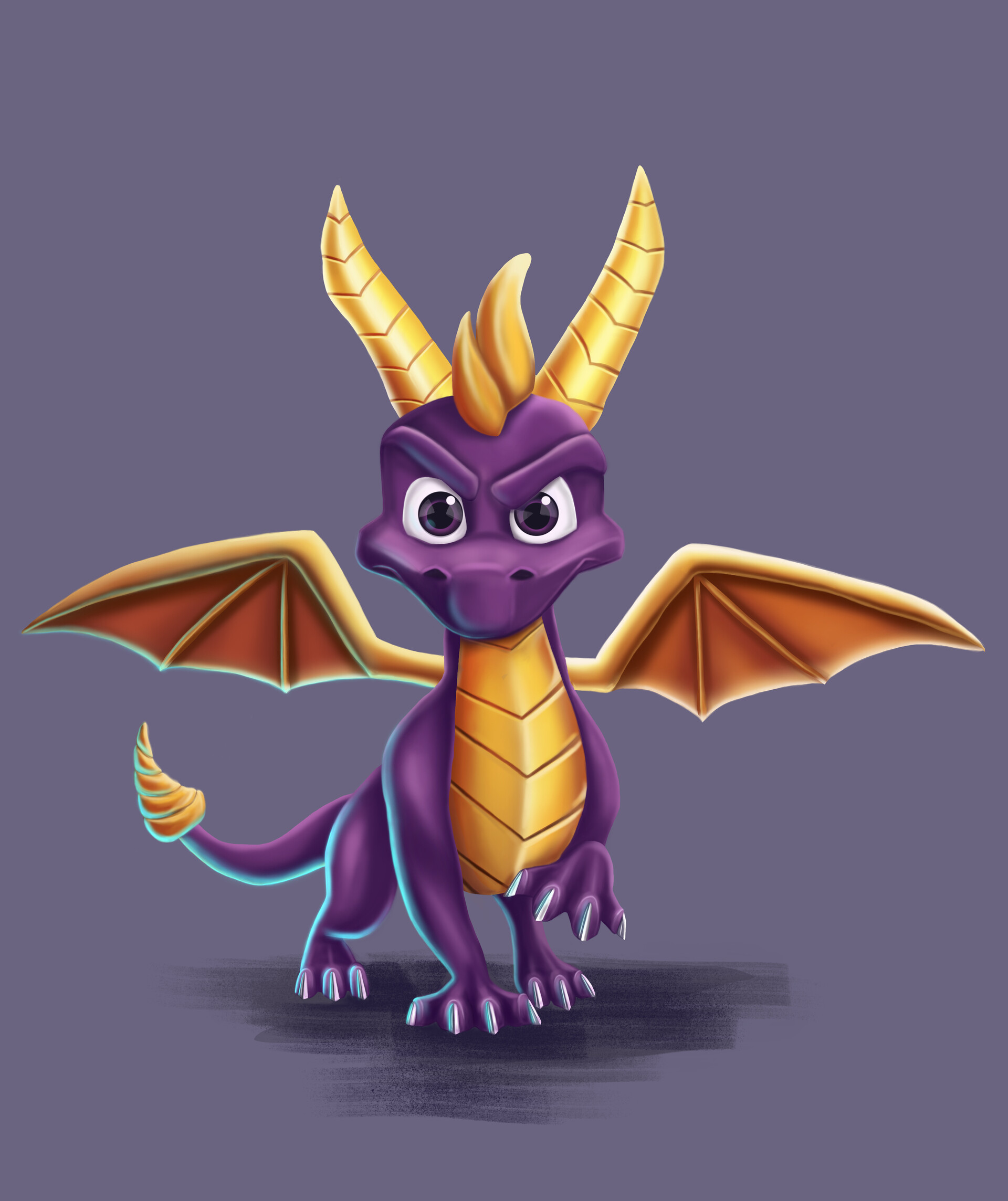 Artstation Spyro Fan Art