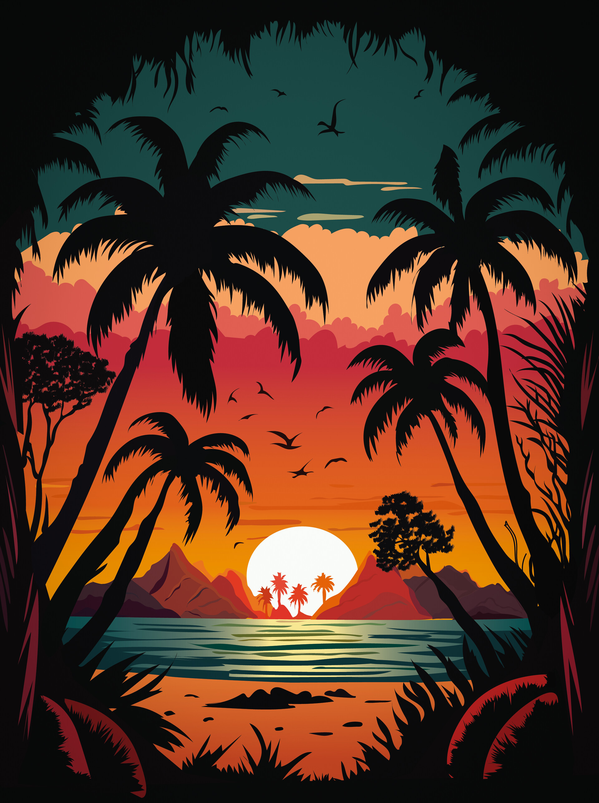 ArtStation - 2d digital background