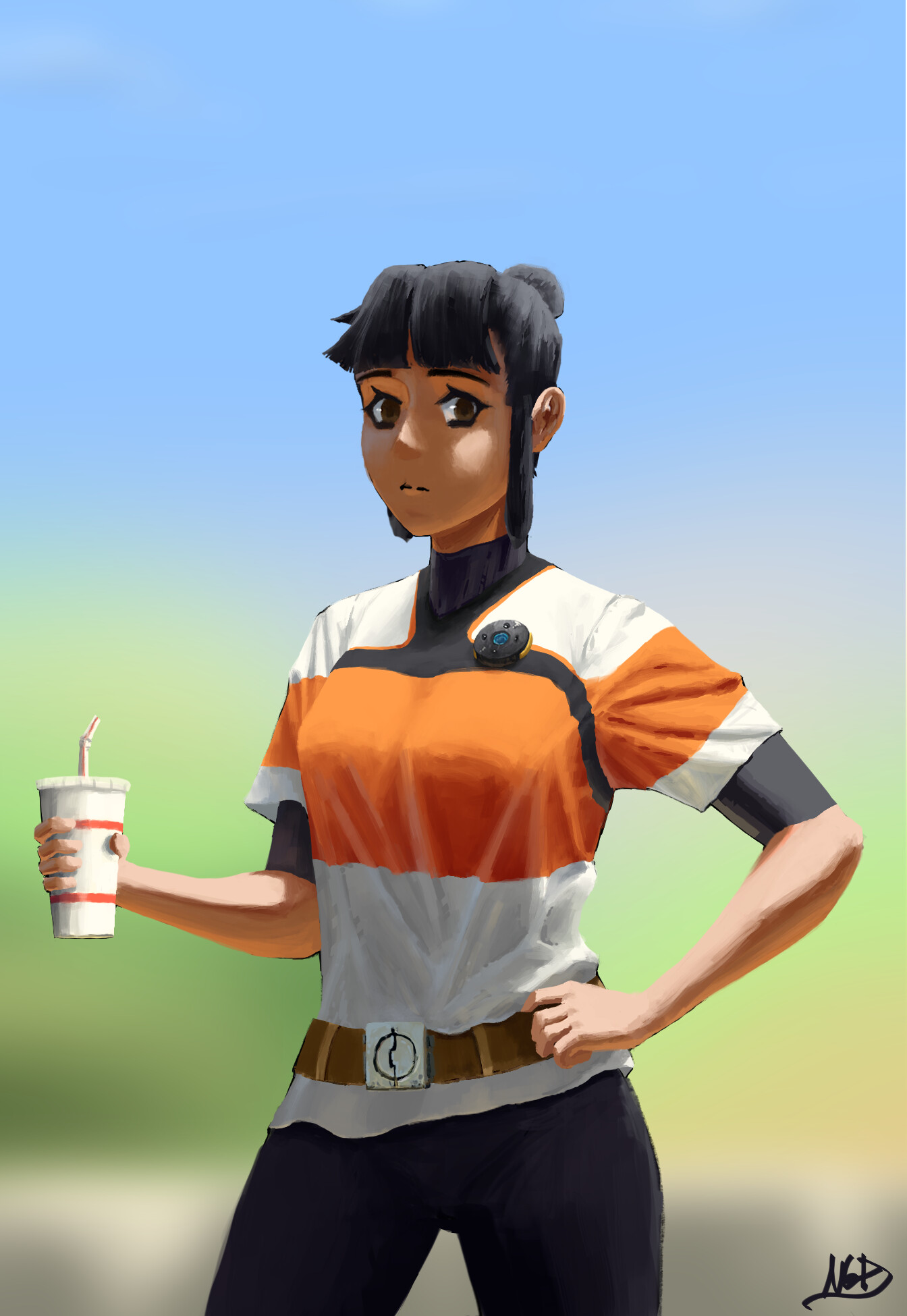 ArtStation - Sunday Sketch #8 Mae