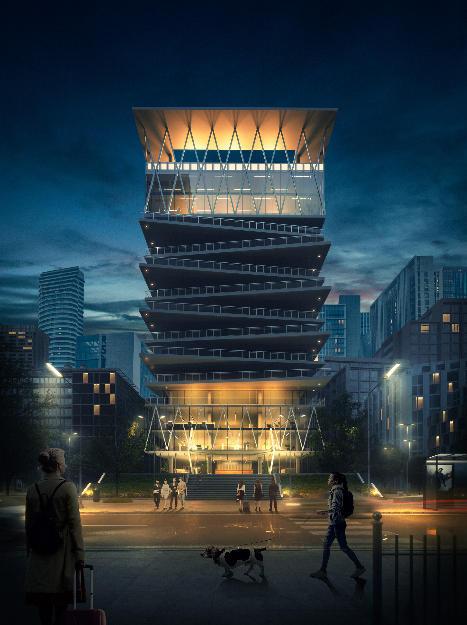 ArtStation - Post-Production Design for Architecture (ArchViz)