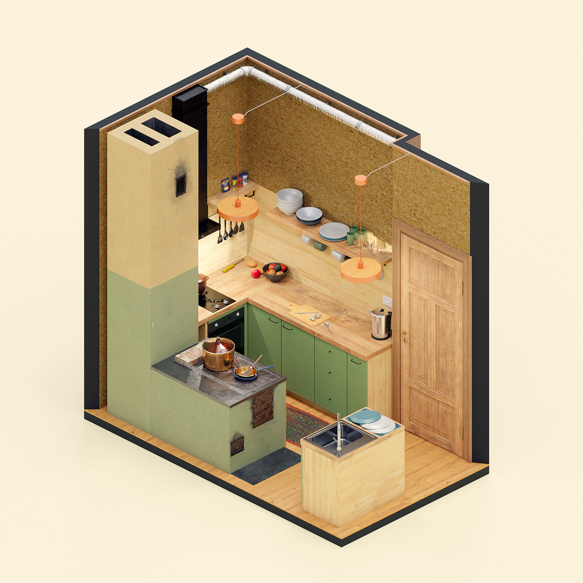 ArtStation Tiny Kitchen artstation-tiny-kitchen