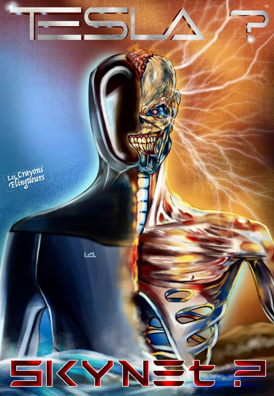 ArtStation - Tesla ou Skynet? Intelligence Artificielle, ou la "Bête"?