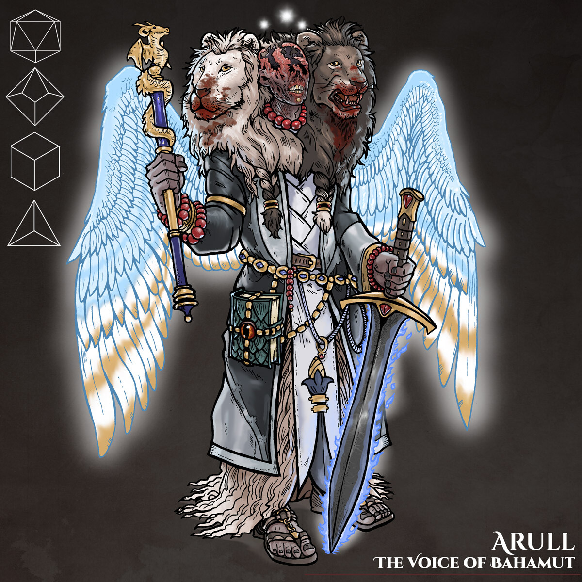 Arull, the Voice of Bahamut by Eric Young : r/ImaginaryImmortals