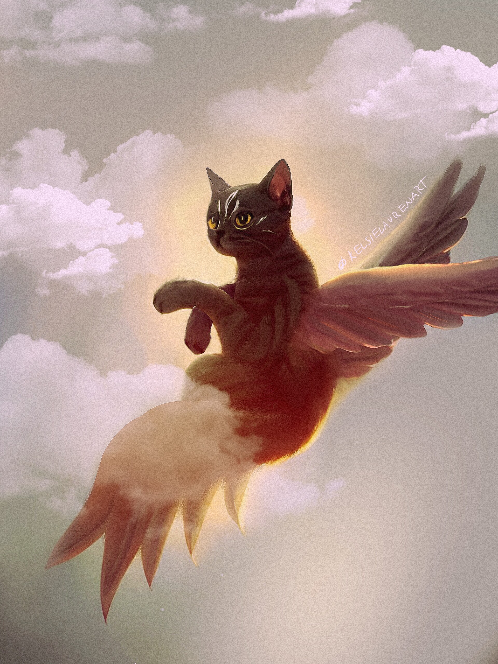 ArtStation - Cat goddess