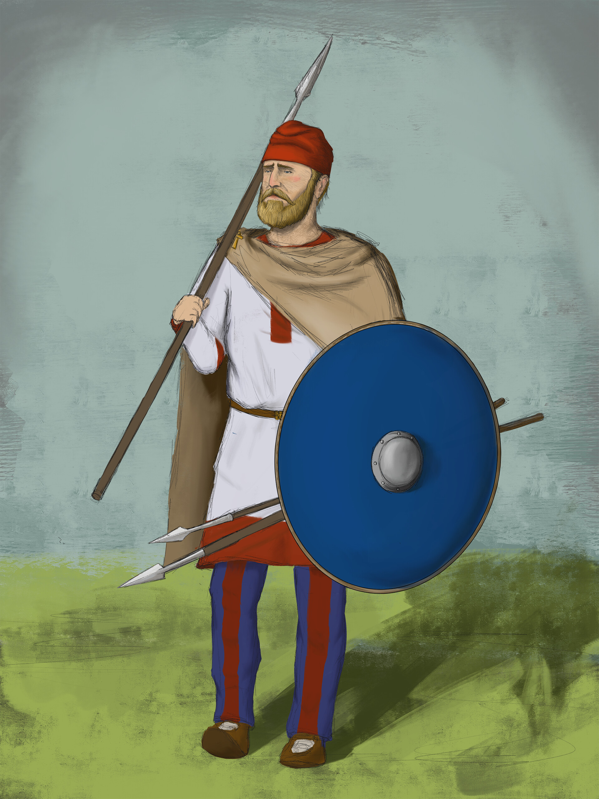 ArtStation - Germanic Gaizamanna [4th-5th century AD]