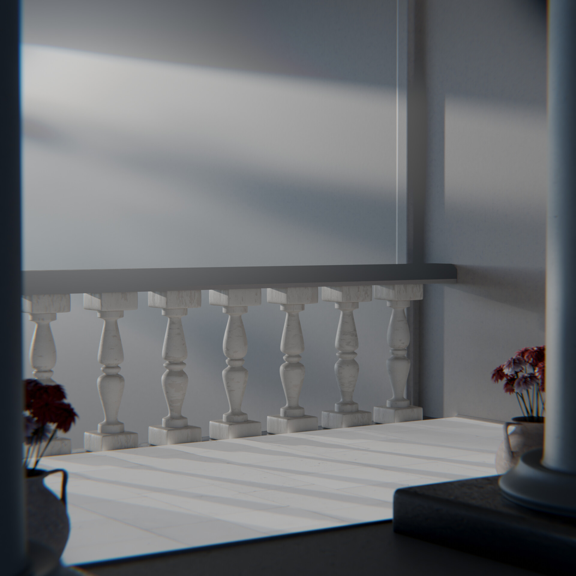 ArtStation - Sunlit Balcony