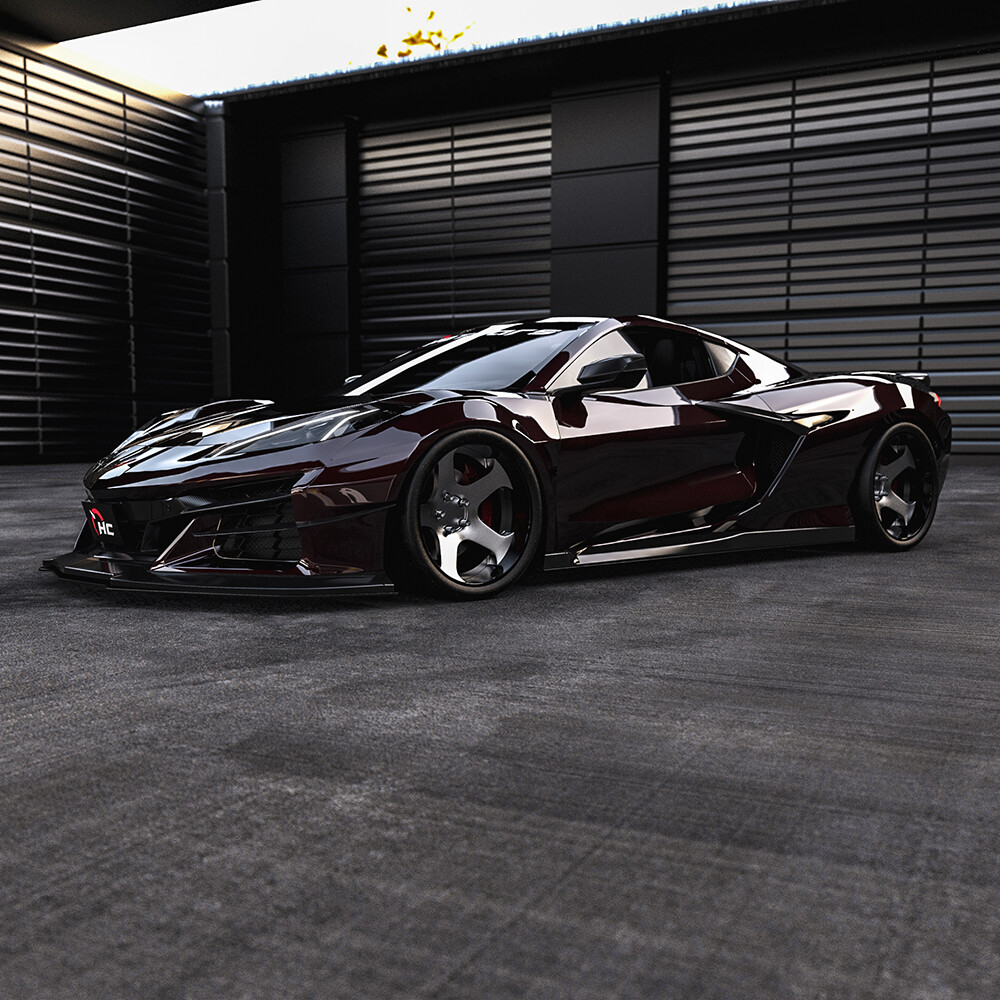 ArtStation - Chevrolet Corvette C8 Widebody