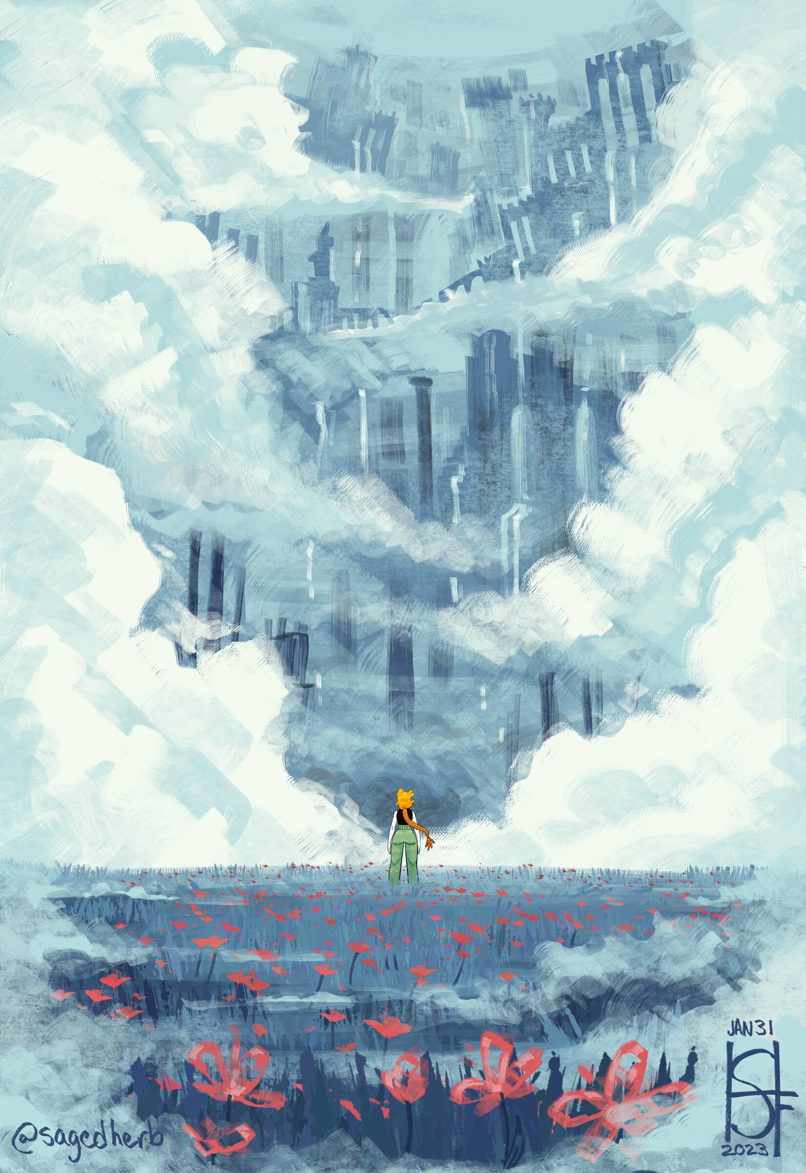 ArtStation - Crystal Flower Fields and Blood Beach Cove