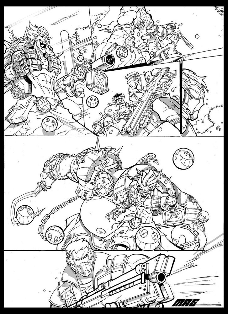 ArtStation - OVERWATCH COMIC PAGES
