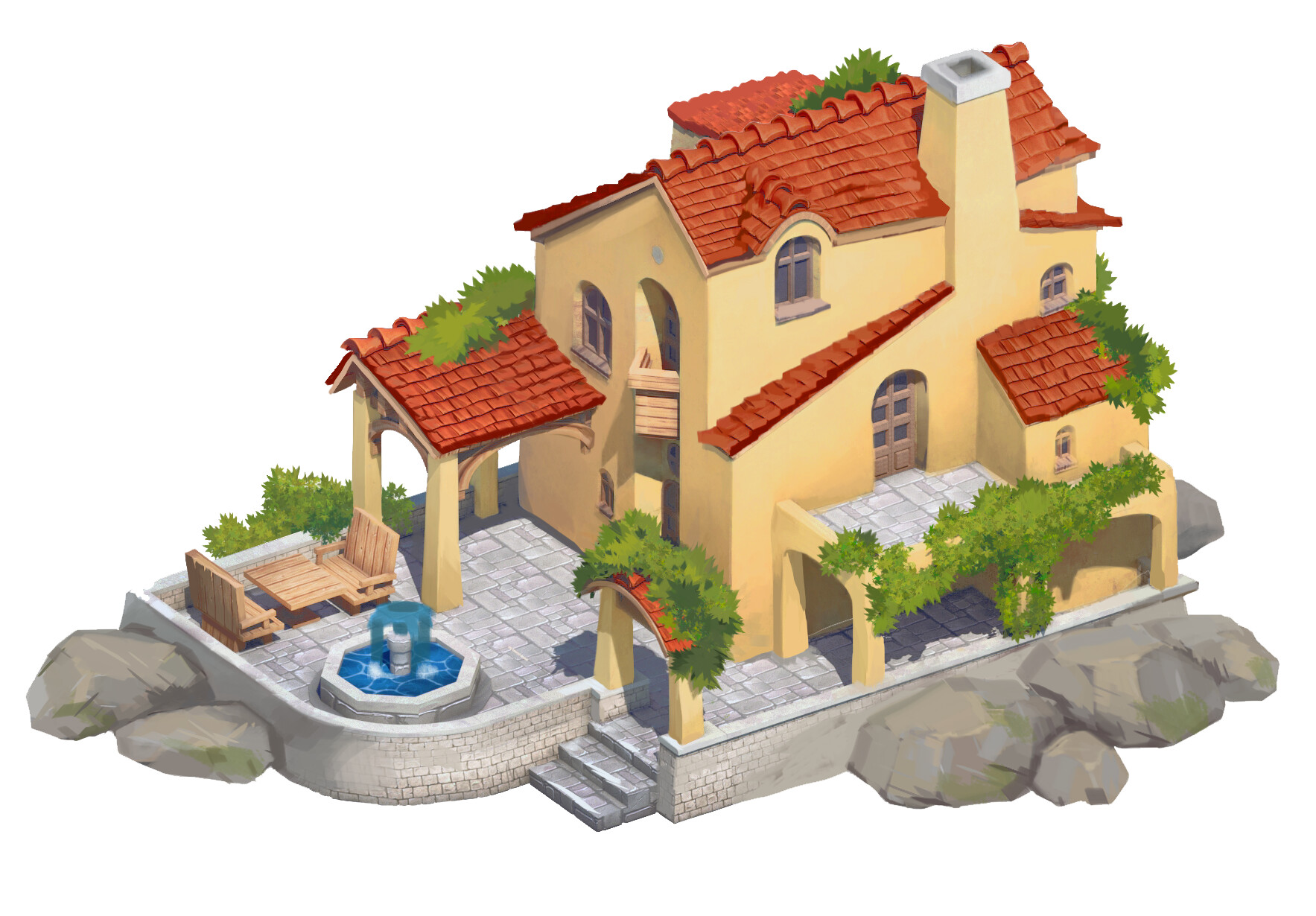 ArtStation - roman house