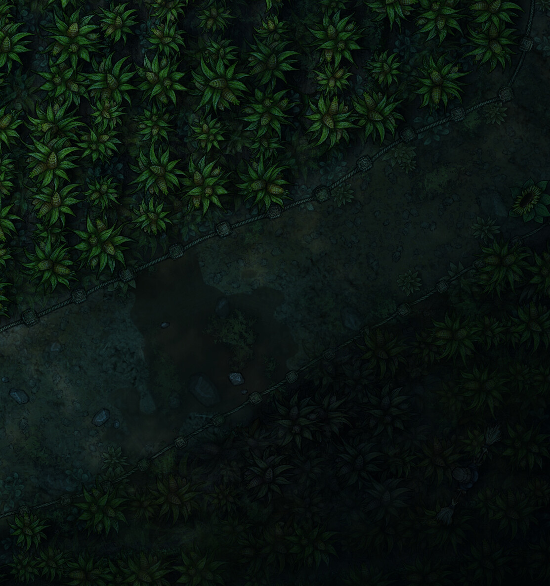 Detailed Dungeons - Butterskull Ranch (Cornfield) (Night)