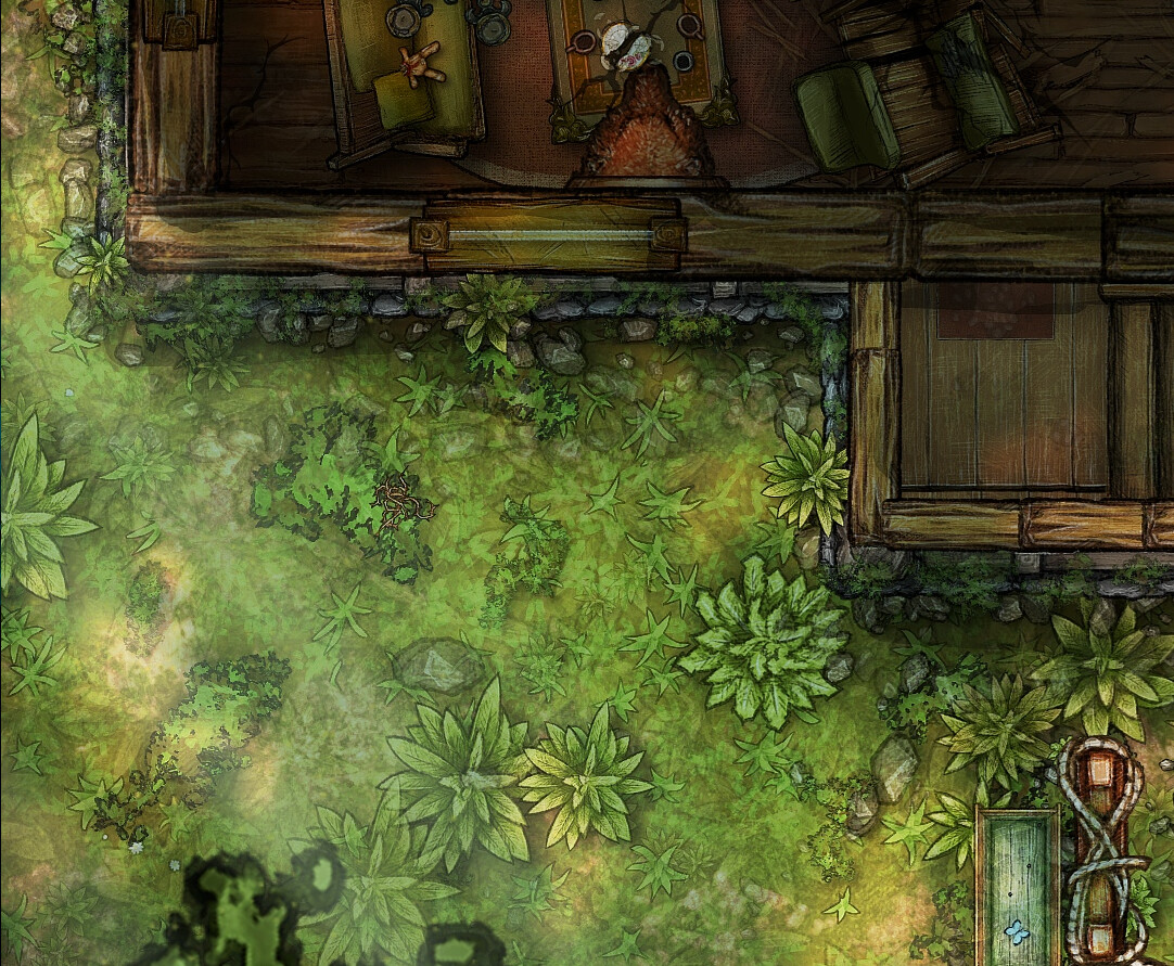 Detailed Dungeons - Butterskull Ranch (Farmhouse) (2nd Floor) (Day)