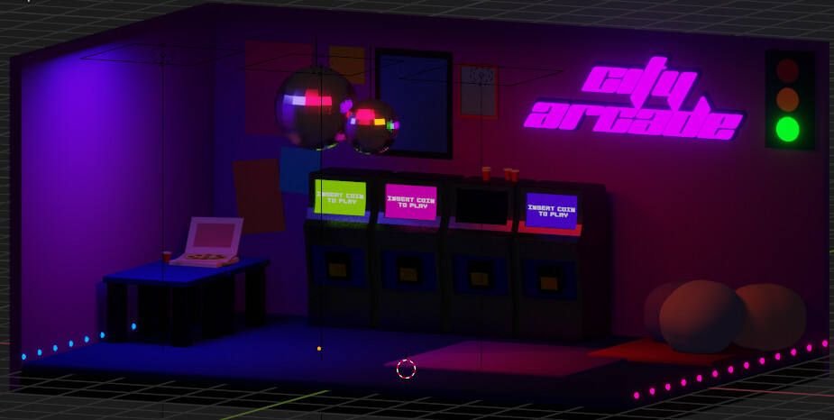 ArtStation - 3D Arcade design