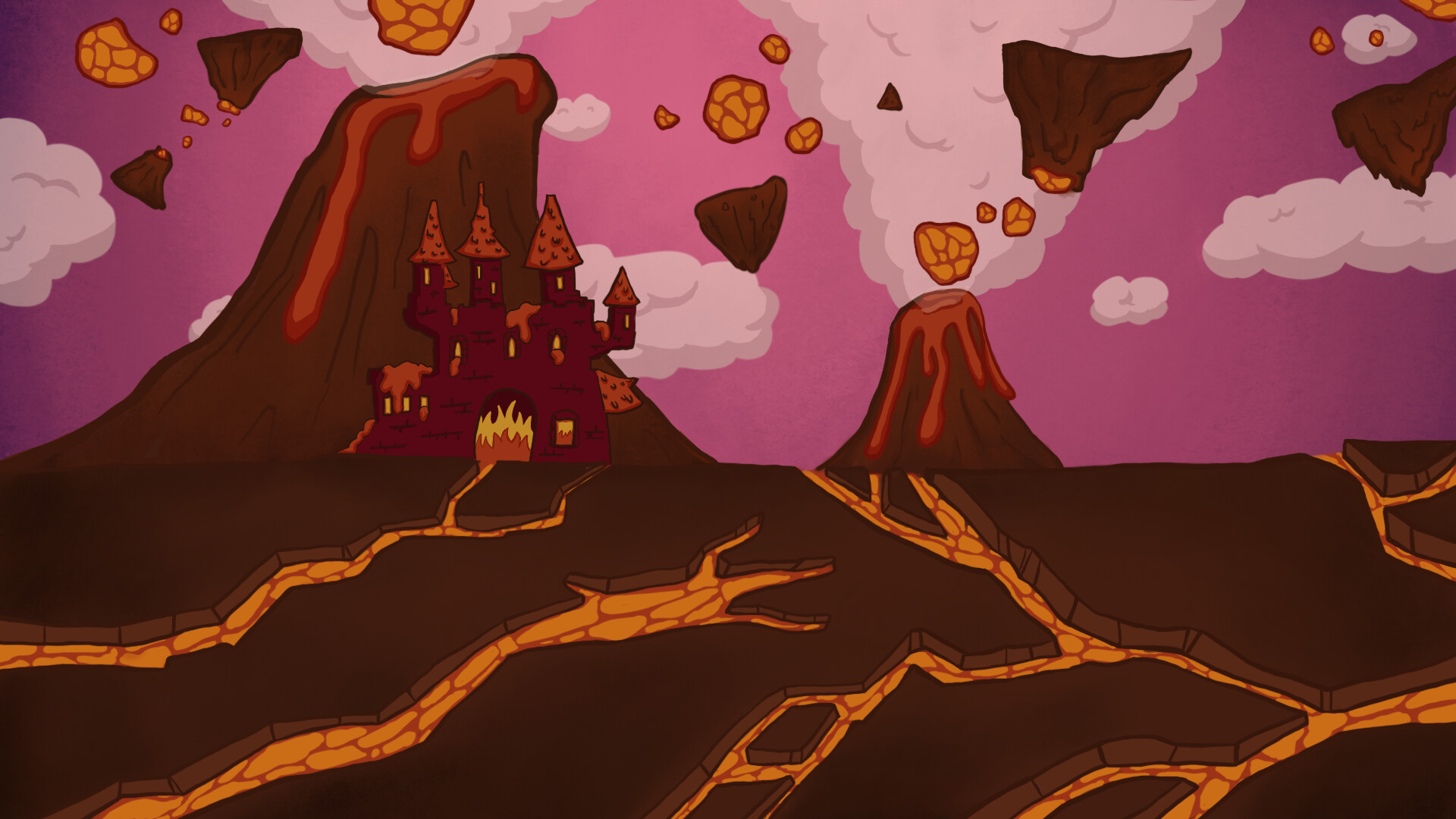 ArtStation - Background designs for our mini game project, "Emotional ...