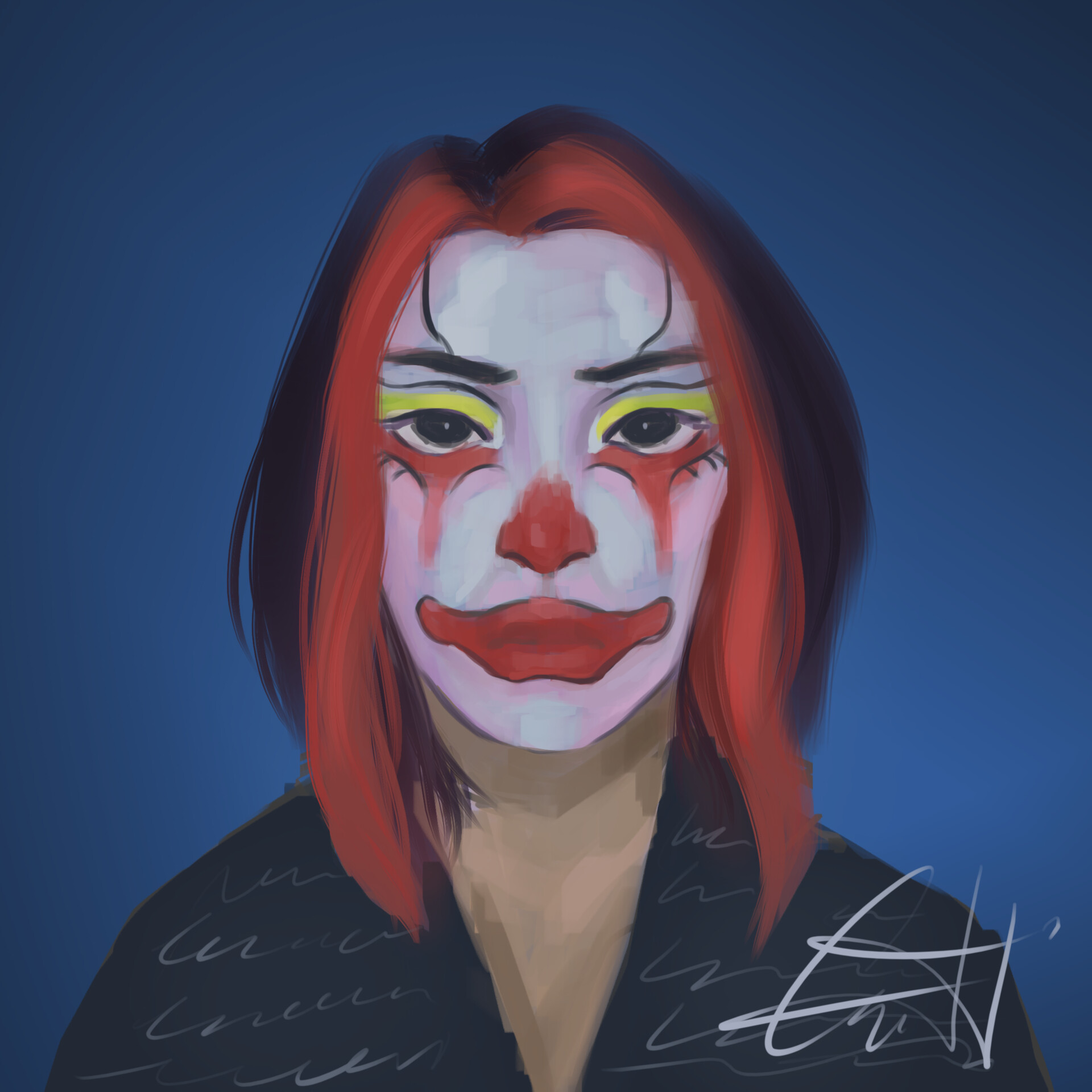 ArtStation - Clown (Self Portrait)