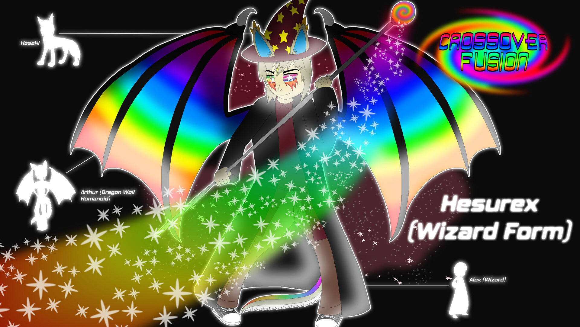 ArtStation - Crossover Fusion - Hesurex (Wizard Form)