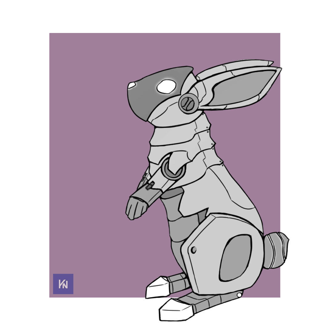 ArtStation - Mechanimal of The Day : Rabbit