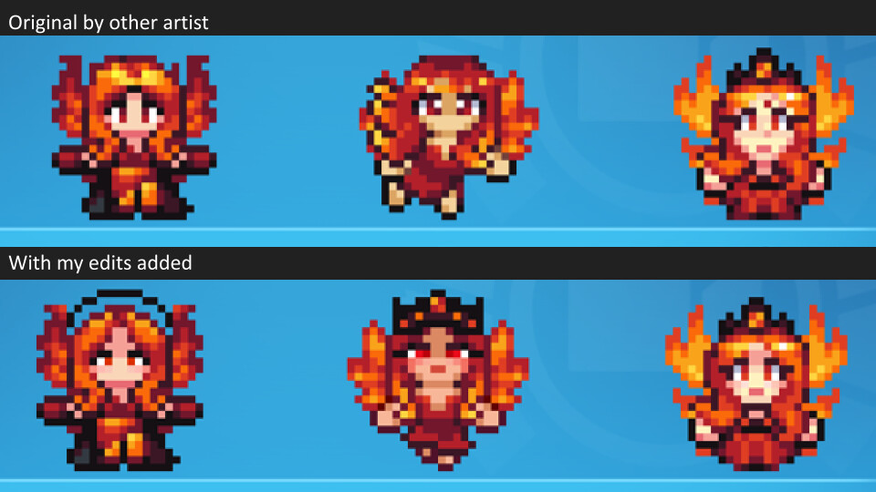 ArtStation - Fire Faerie Edits