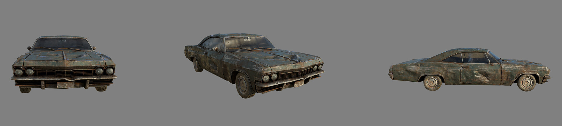 ArtStation - 废弃汽车