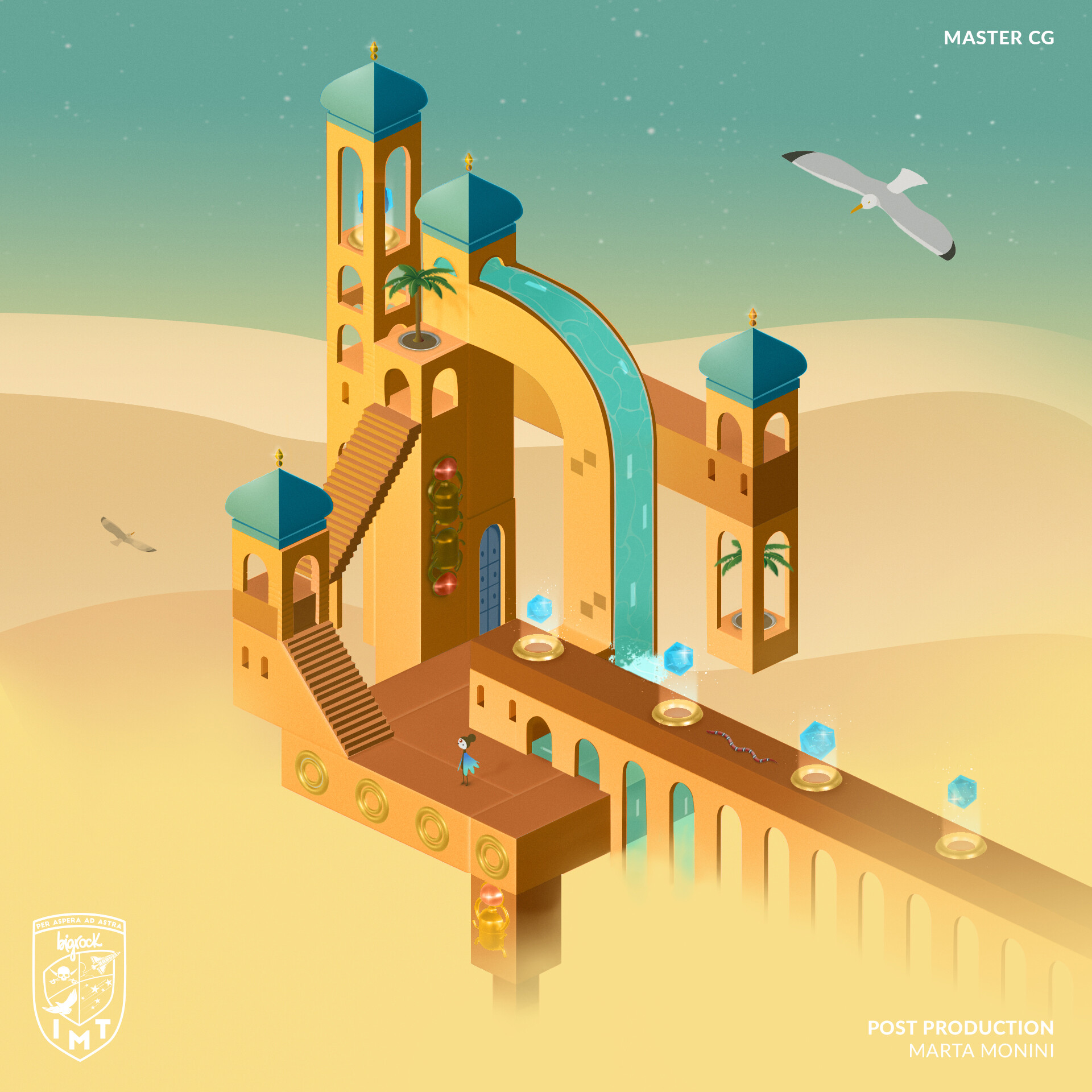 ArtStation - Post Production - Isometric Diorama