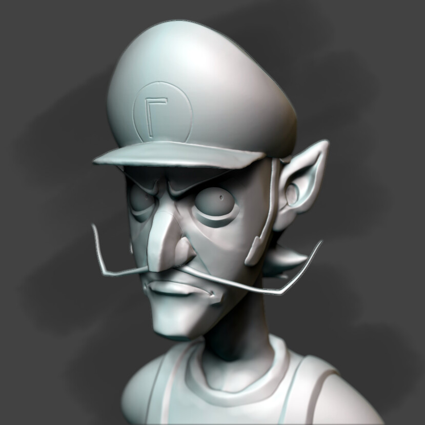 ArtStation - Waluigi's sculpt