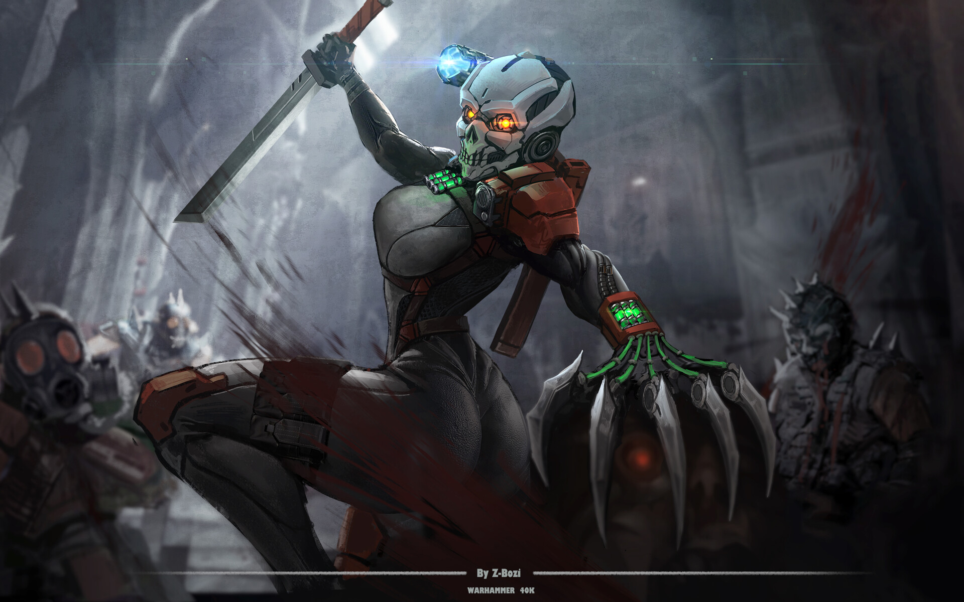 ArtStation - 【战锤40K】艾弗森Eversor