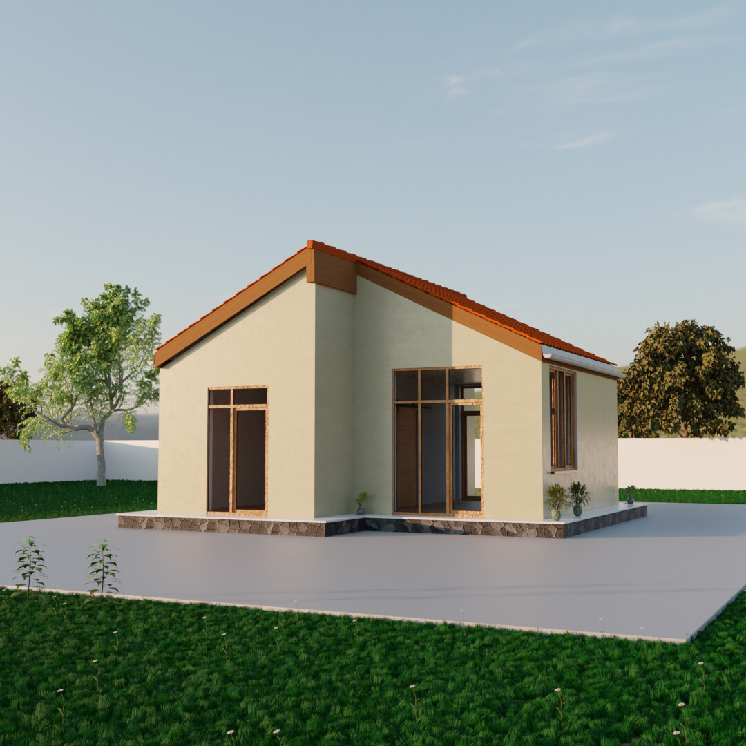 ArtStation - 3D Singular House