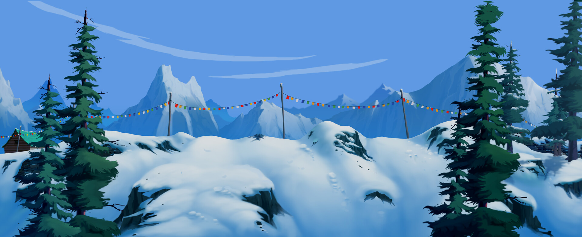 ArtStation - ice hill station