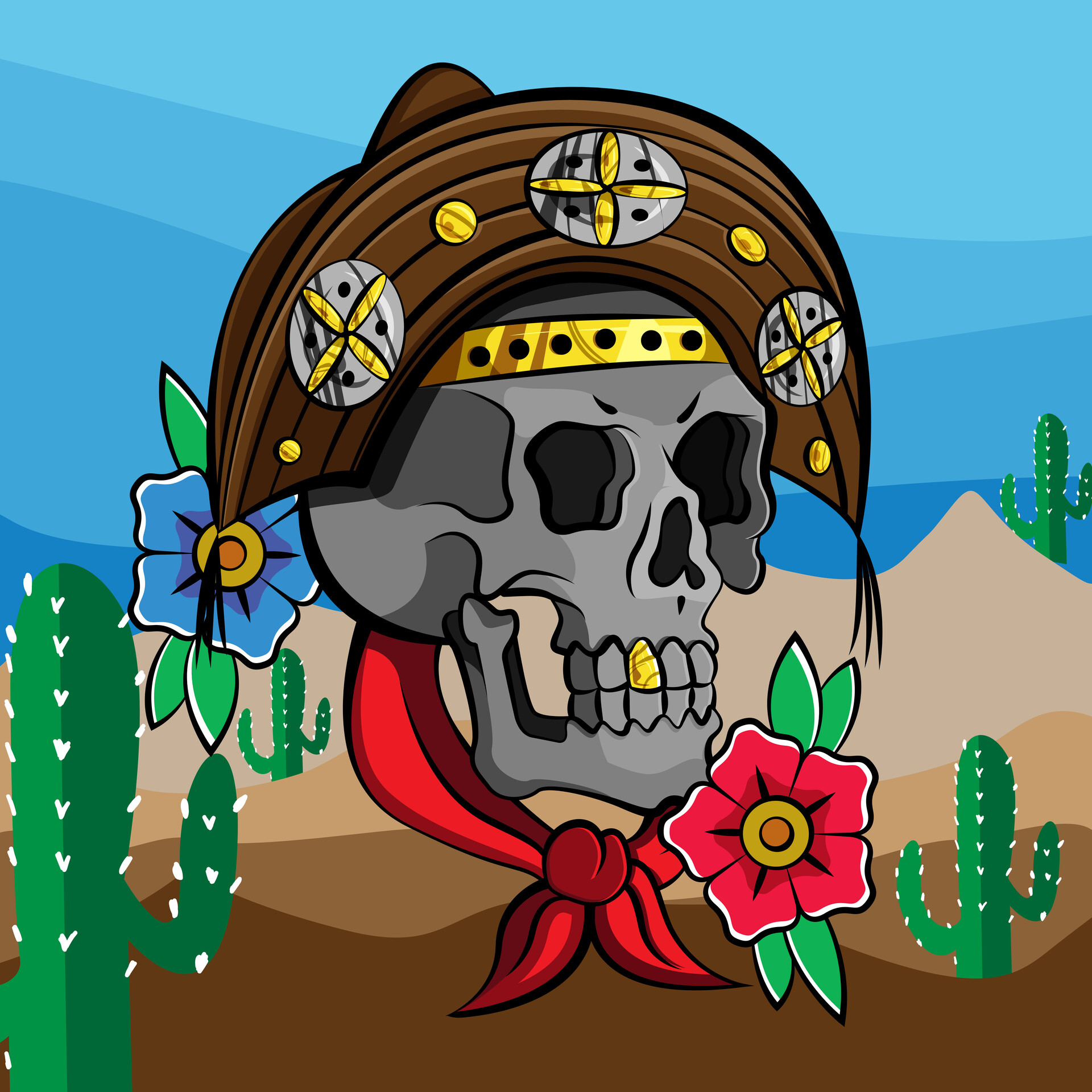 ArtStation - Caveira Cangaço