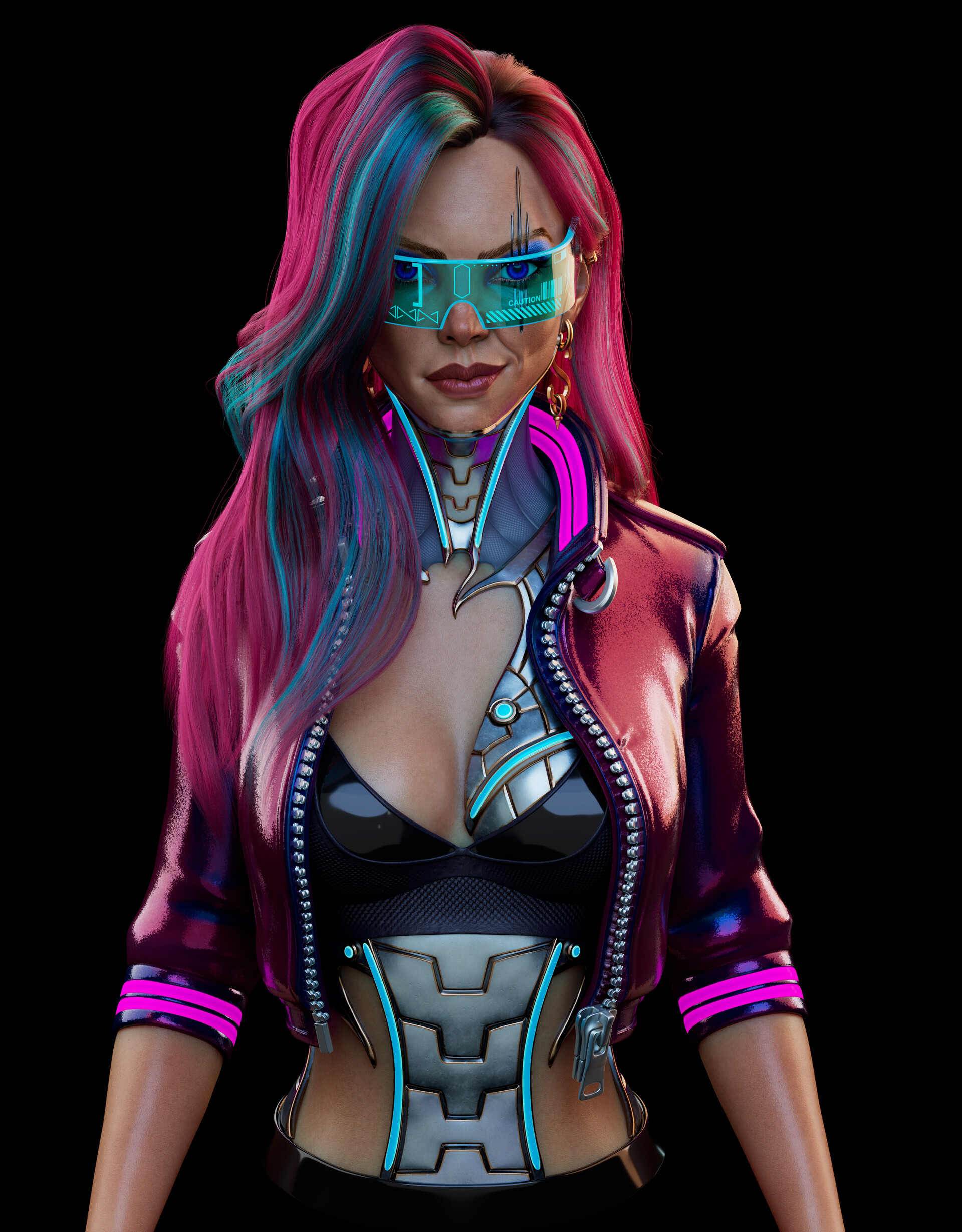 Anna Beganska (Anissa Genzho) - Cyberpunk Girl