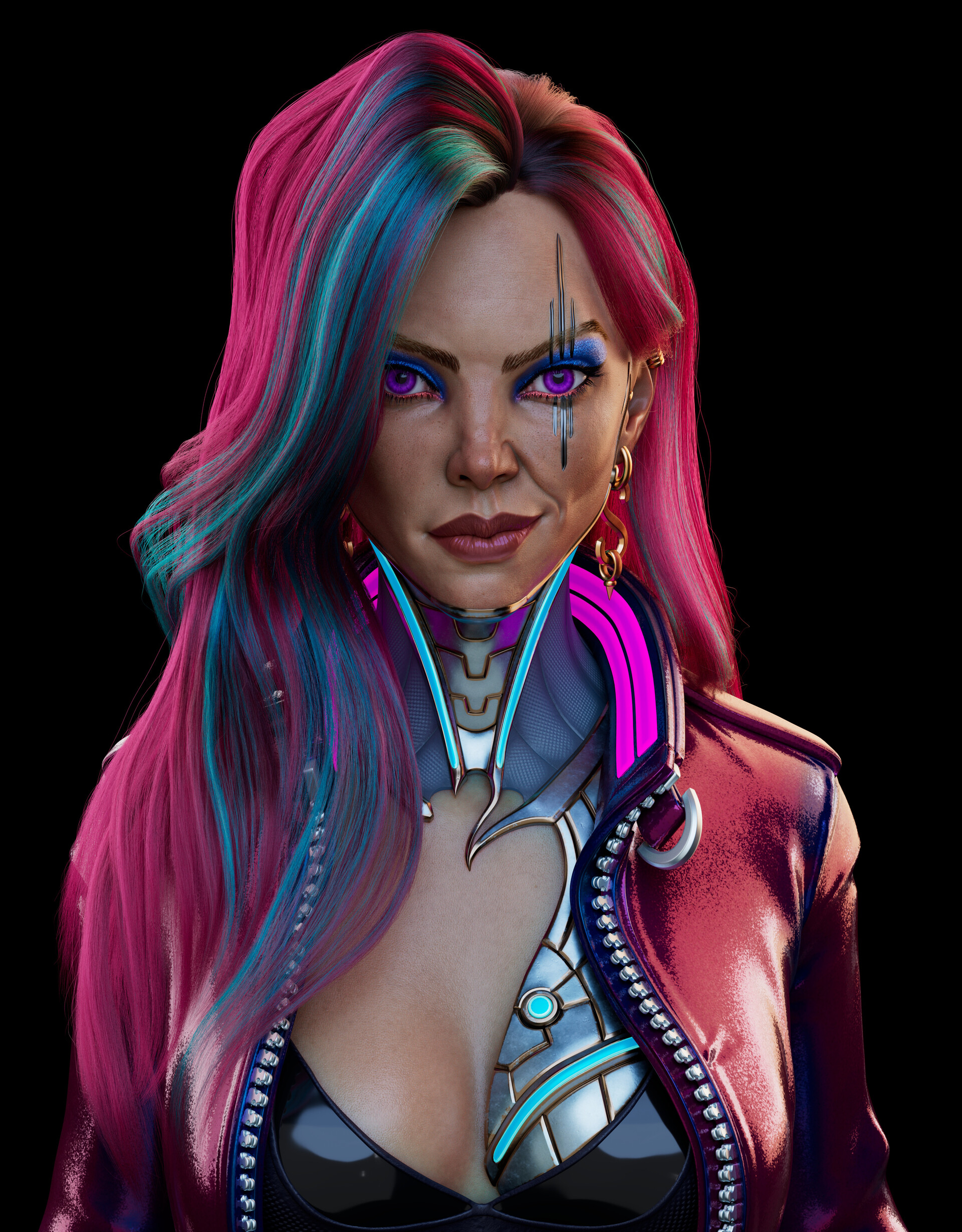 Anna Beganska (Anissa Genzho) - Cyberpunk Girl