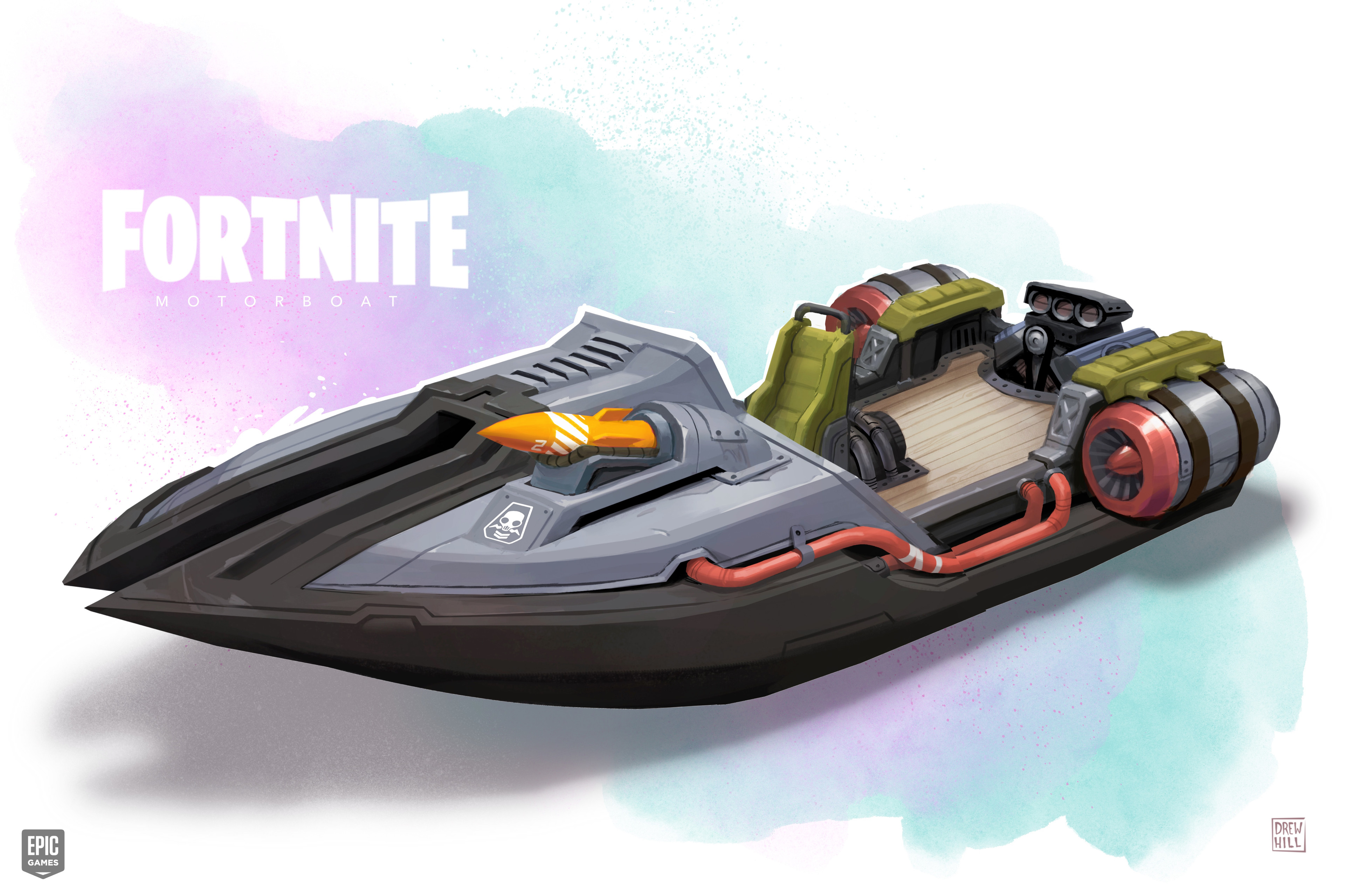 Drew Hill - Fortnite Motorboat