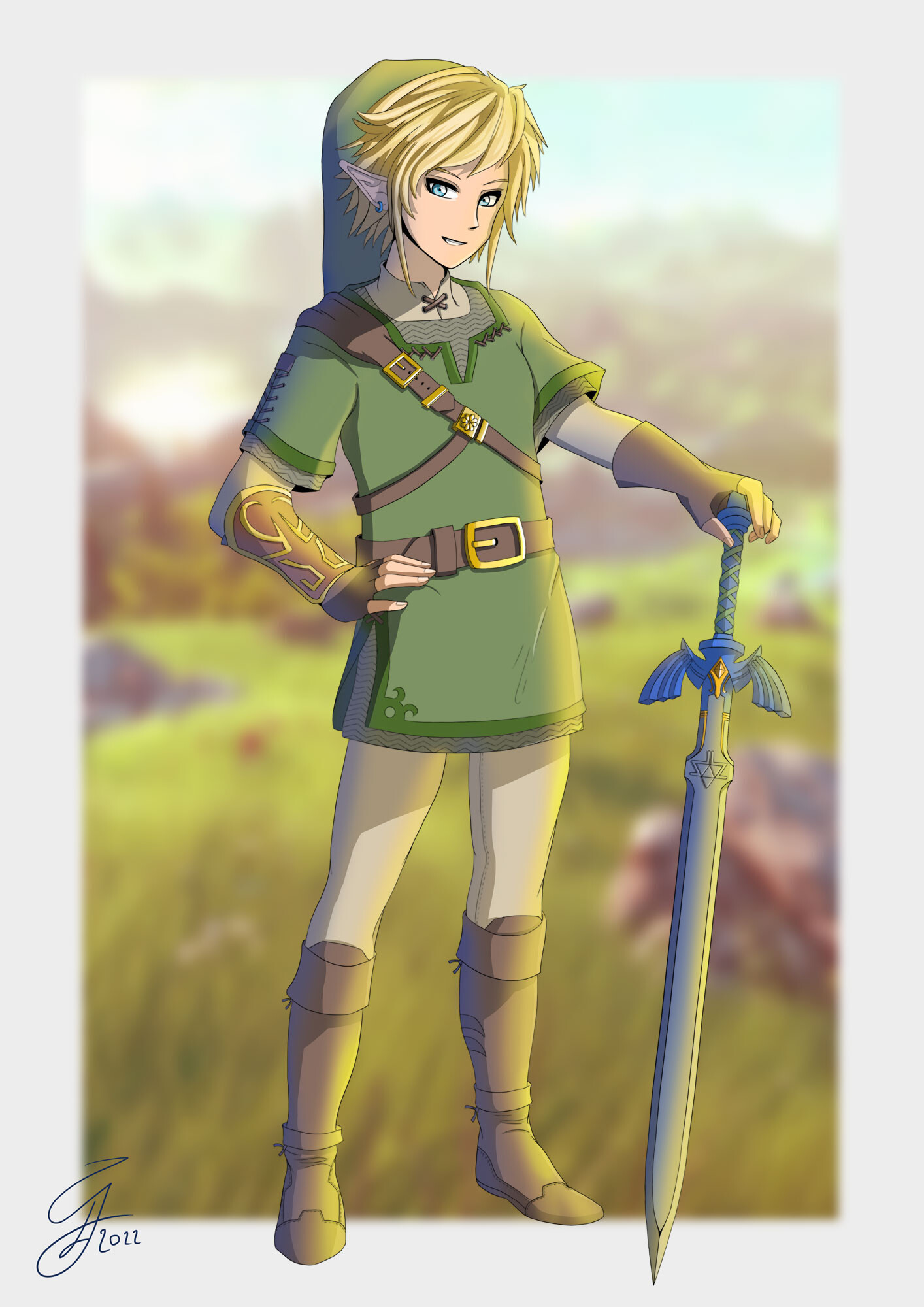 ArtStation - Link (The Legend of Zelda)