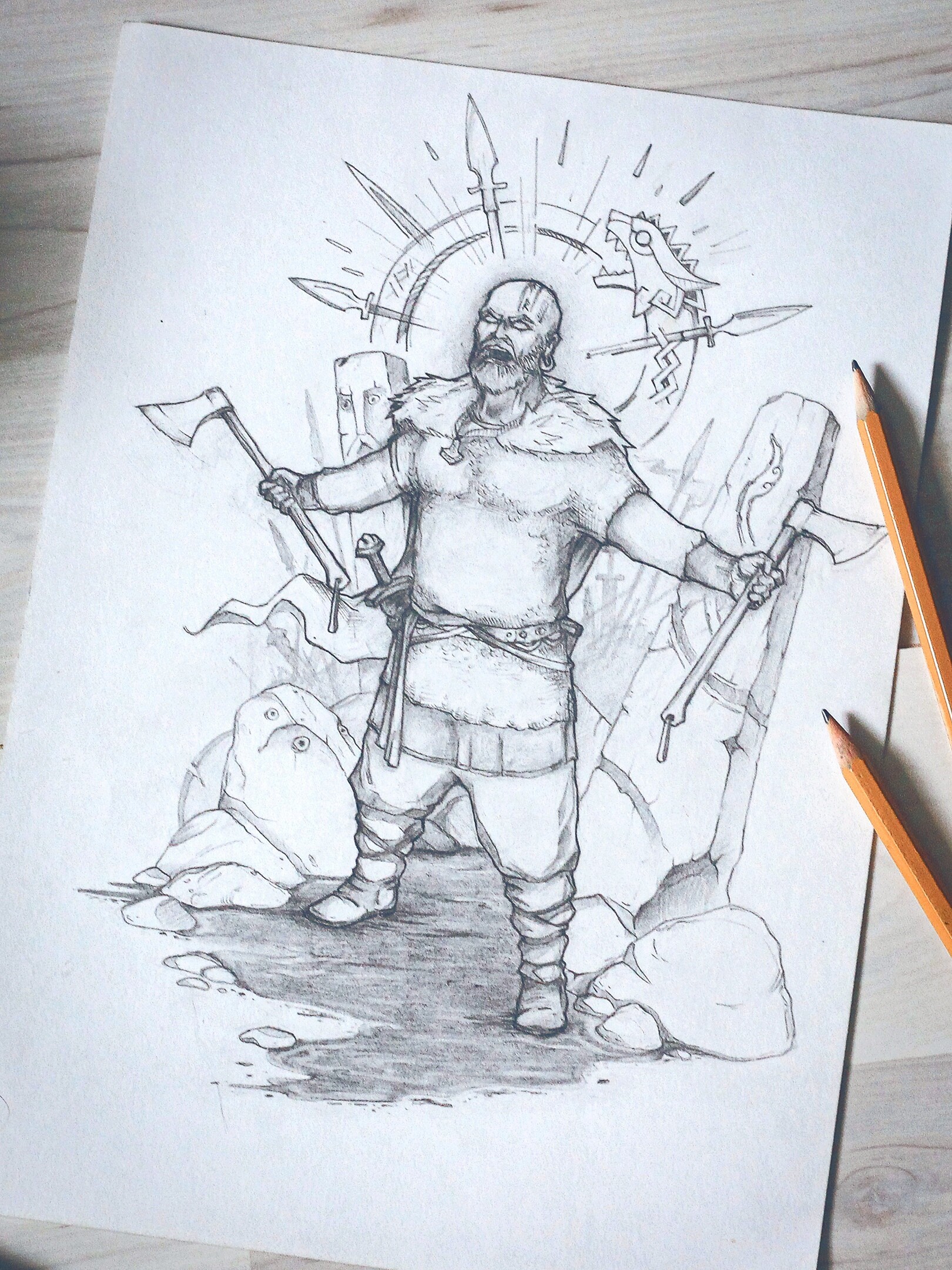 ArtStation - Northerner. A sketch that someday will become a full ...