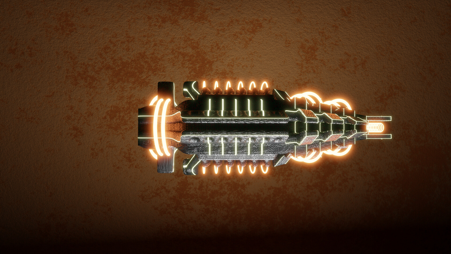 ArtStation - 3D model. BioMechanics. Weapon. Part 1/4.