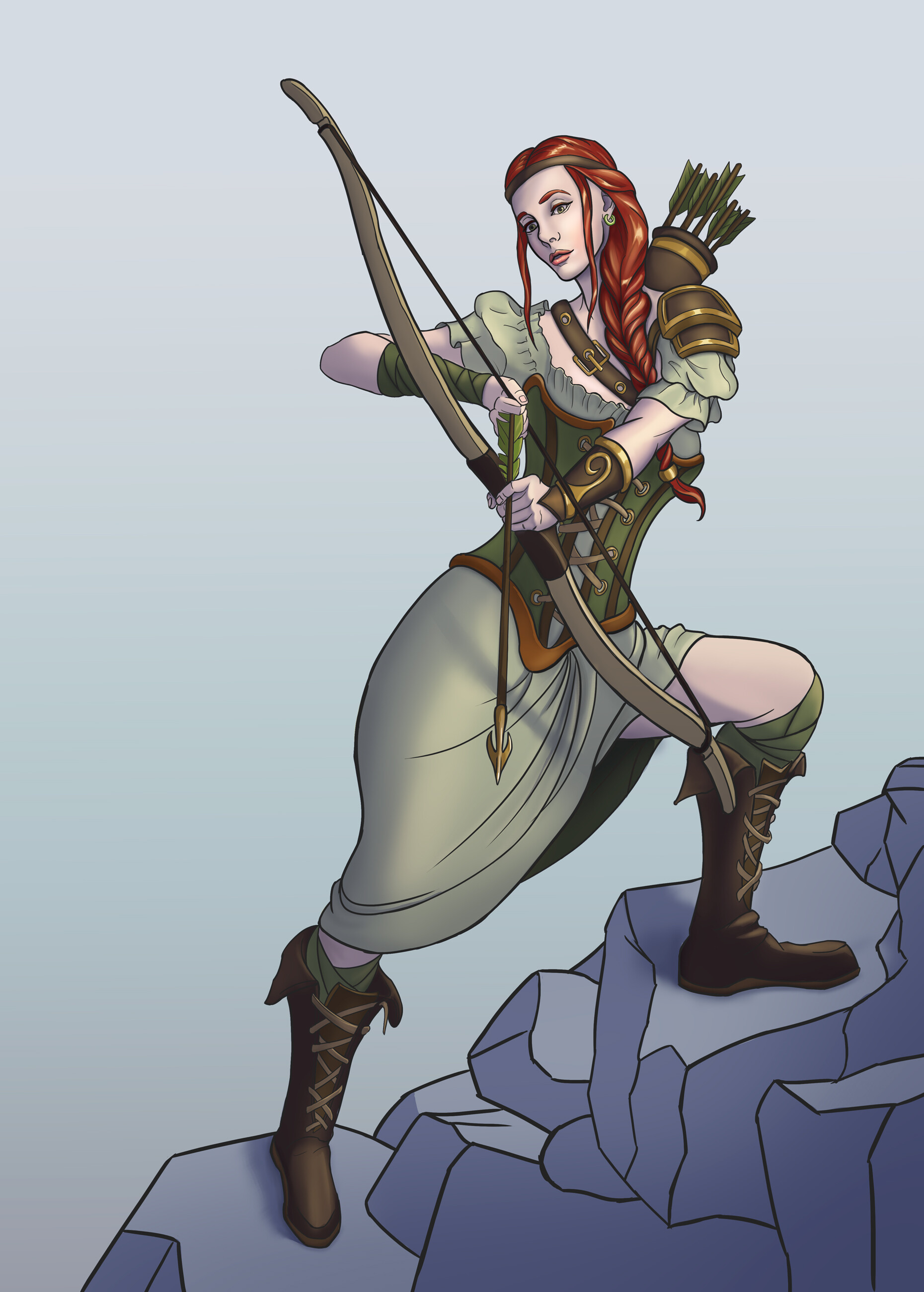 ArtStation - Milva the witcher concept art