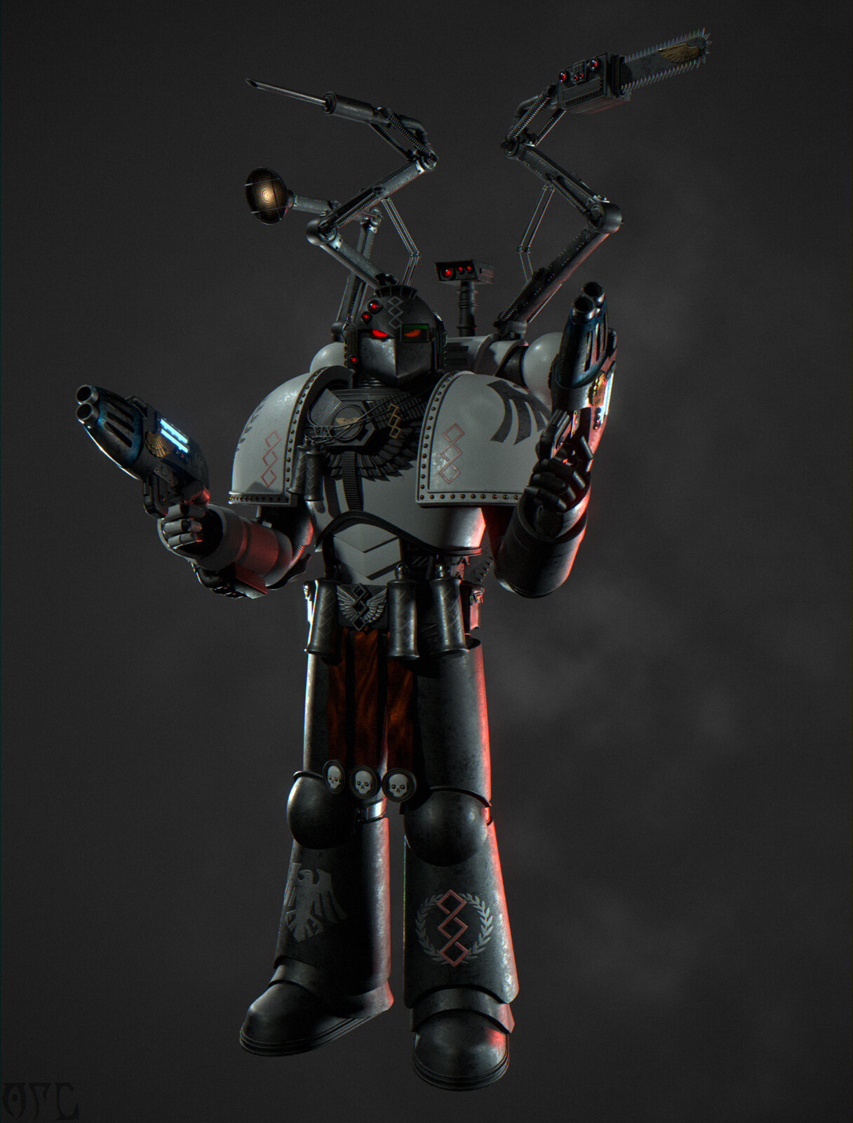 GIRCON - Croyden Mathuen - Apothecary of the Raven Guard WH40k