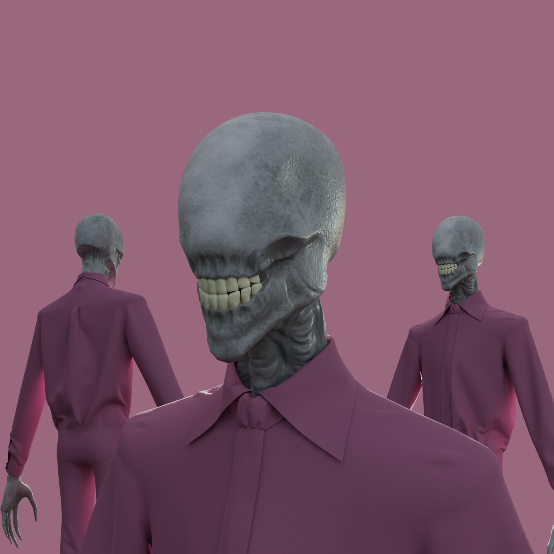 ArtStation - Alien or Slender Man?