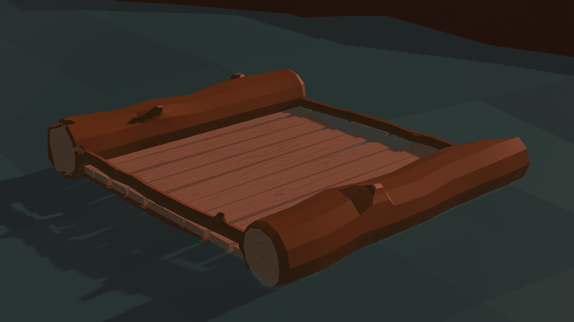 ArtStation - Low Poly Raft