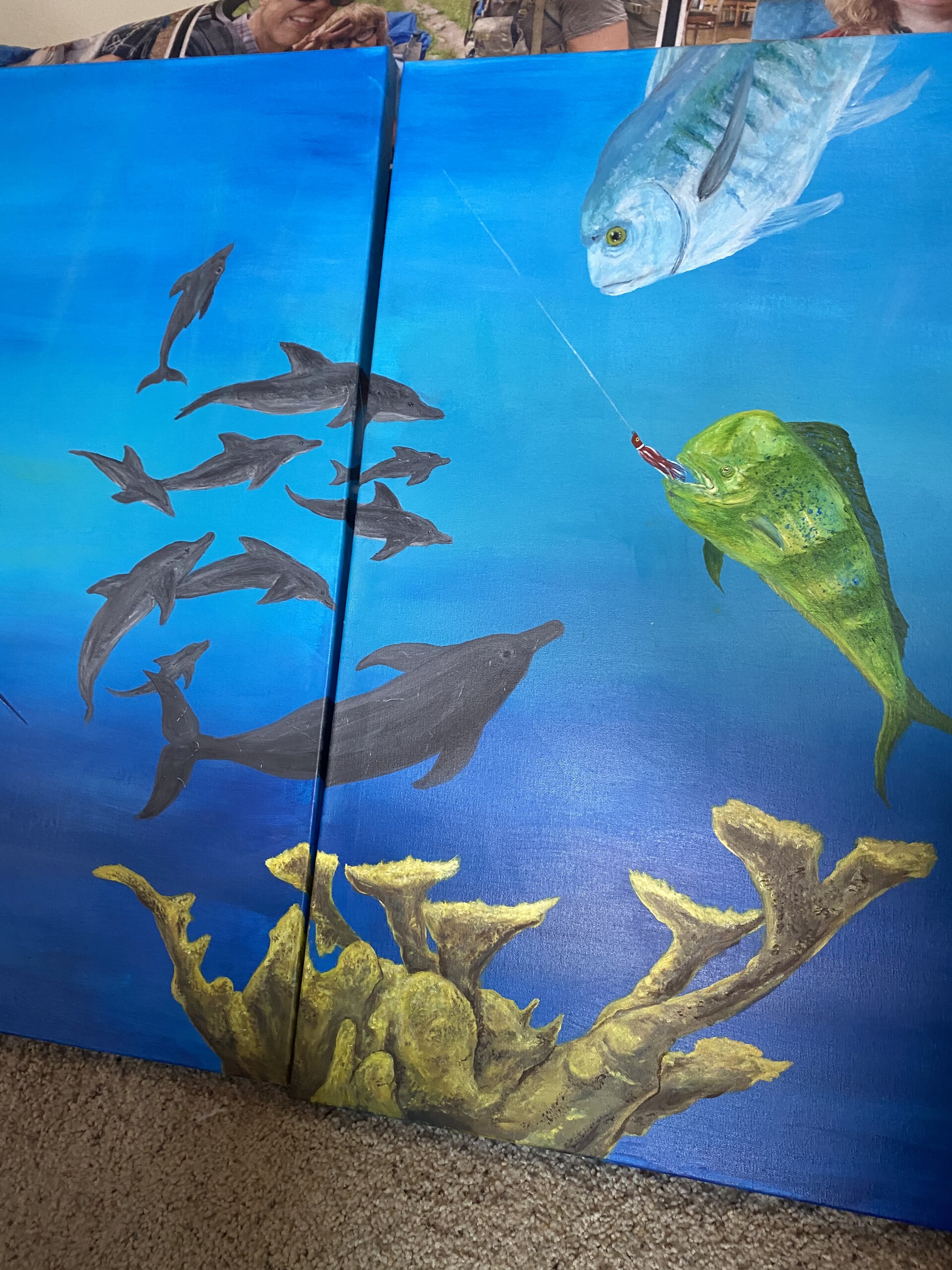 Cody Birk - Sea creature triptych