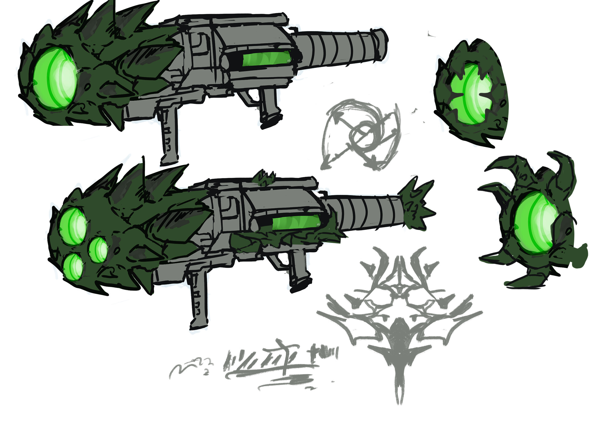 ArtStation - Weapon of Sorrow Rocket Launcher Destiny 2 Fan Concept