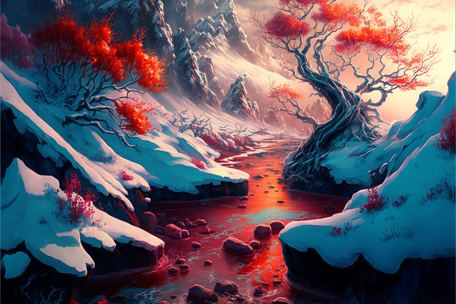 ArtStation - Blood river