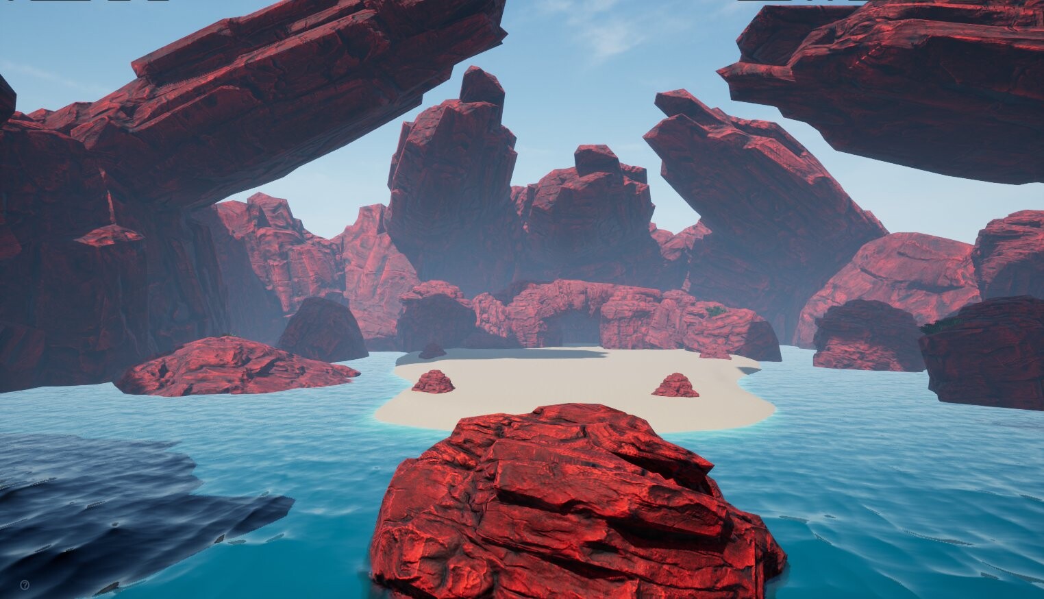 ArtStation - Beach Cave Pit in Unreal