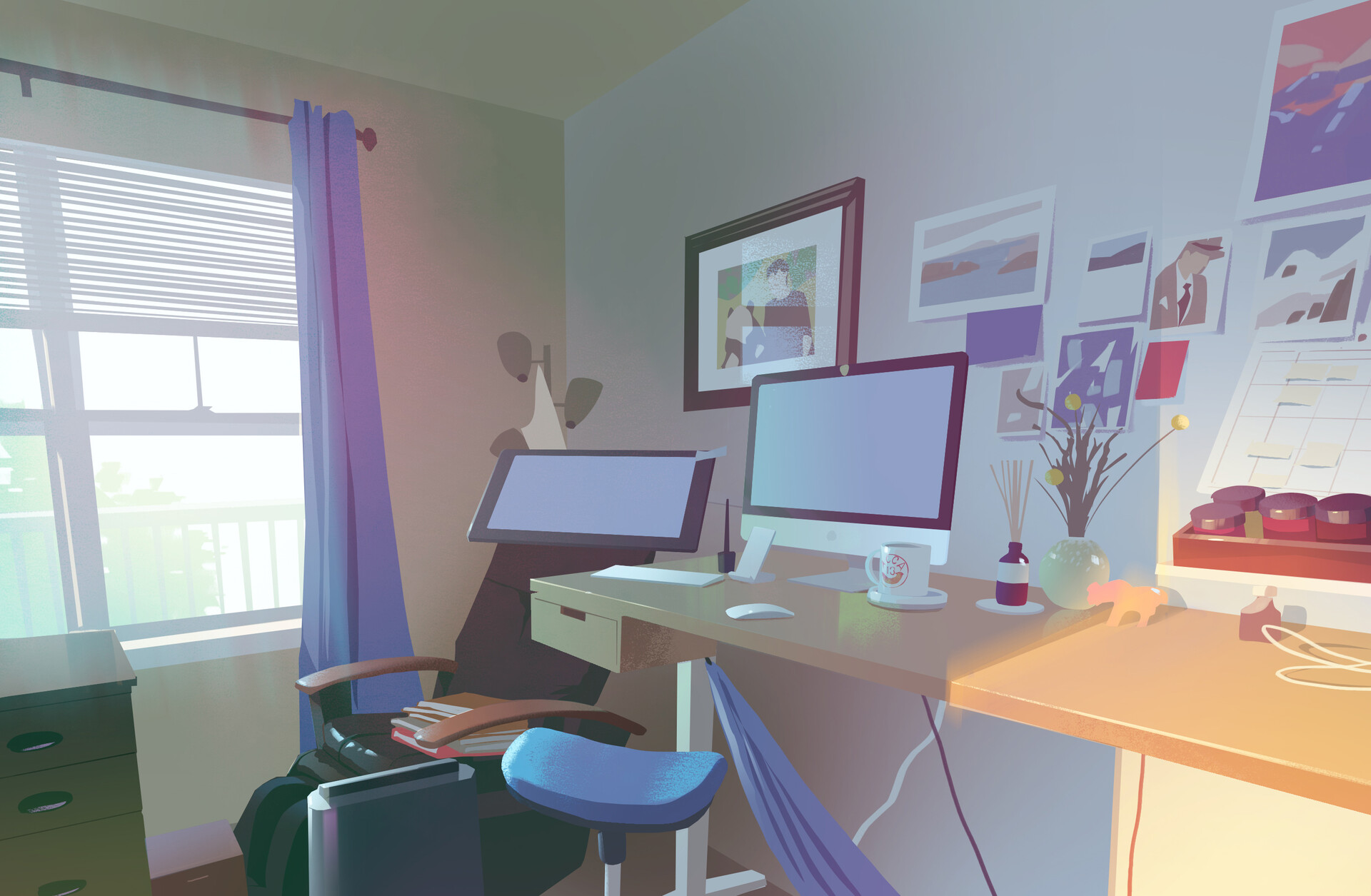 ArtStation - My desk