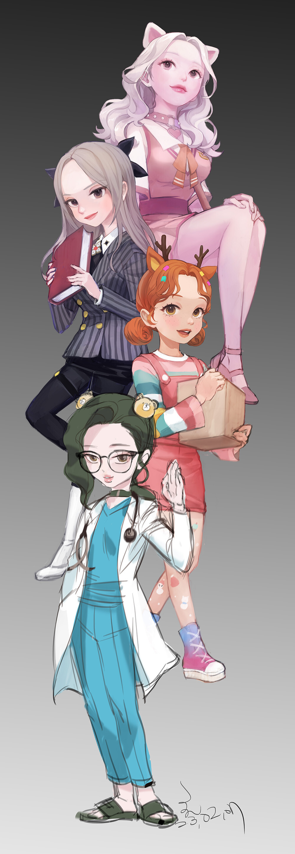 ArtStation - my pet diary_character npc