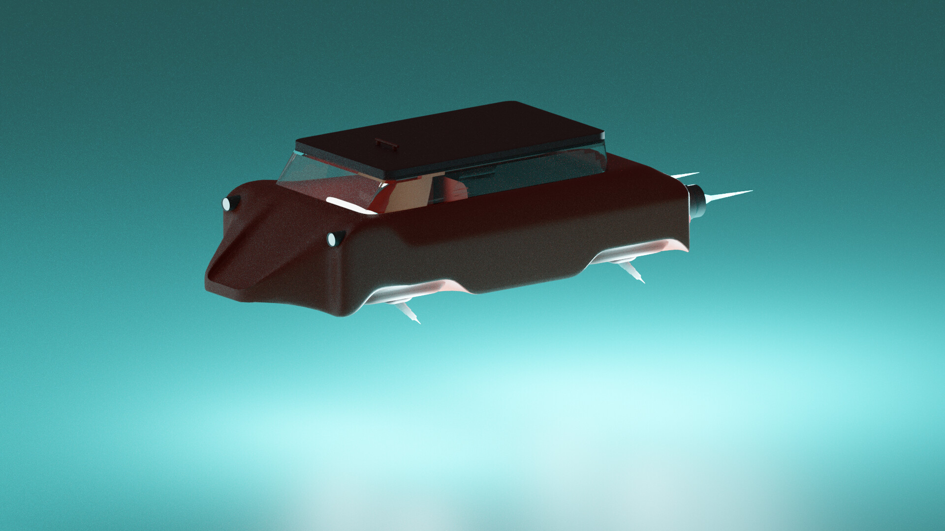 ArtStation - Car from future but retro style