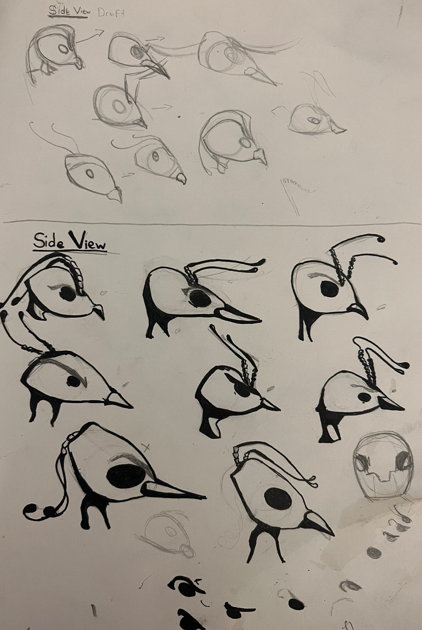 ArtStation - Side View Of Ant Heads