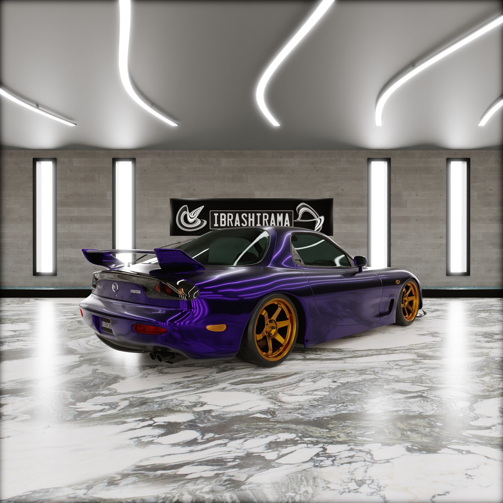 Ibrahim Chaix - Dream Garage - RX7 FD 💜💛