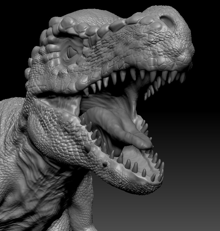 ArtStation - T-Rex WIP Model
